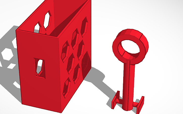 3D design shower caddy - Tinkercad