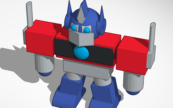 3D design Optimus Prime Transformers One - Tinkercad