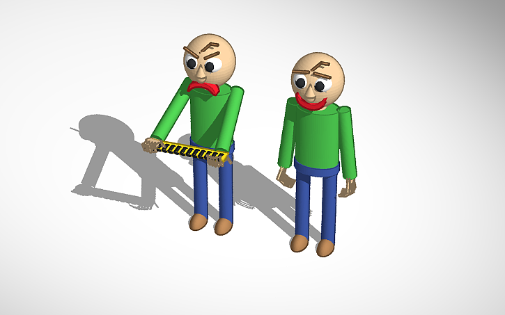 3D design baldi - Tinkercad