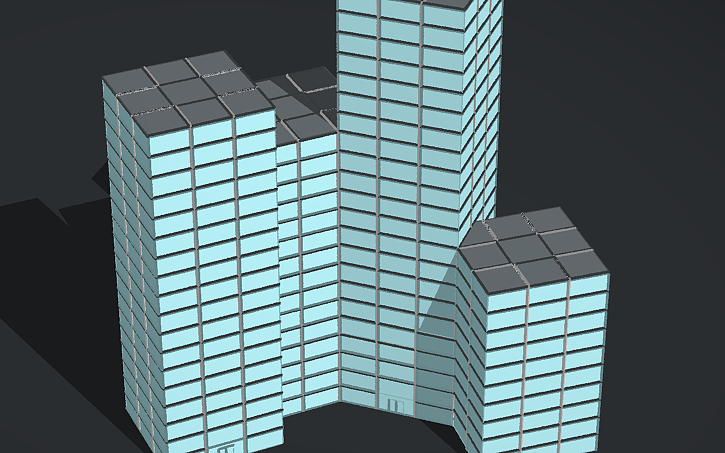 3D design Building. - Tinkercad