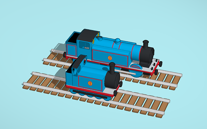 3D design Tongas The Train Engine - Tinkercad