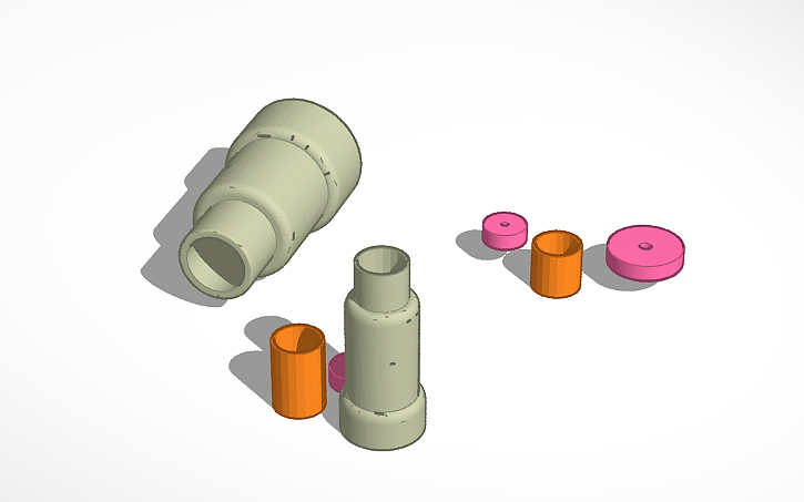 3D design One-Way-Valve - Tinkercad