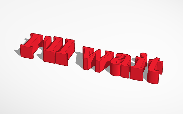 3D design react if you decpise me. - Tinkercad