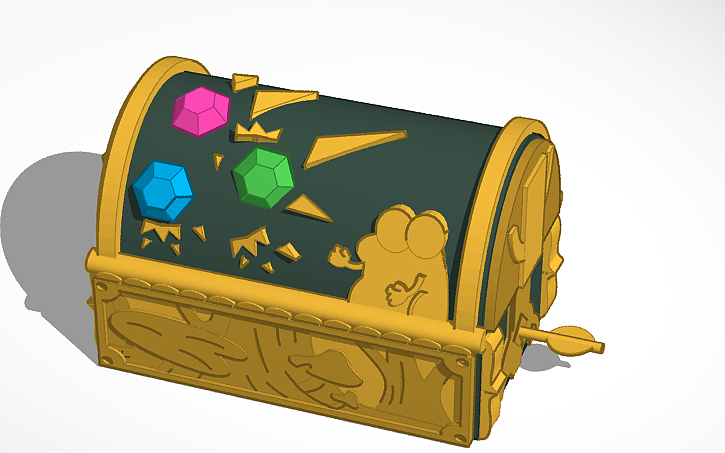 3D design calamity box(amphibia) - Tinkercad
