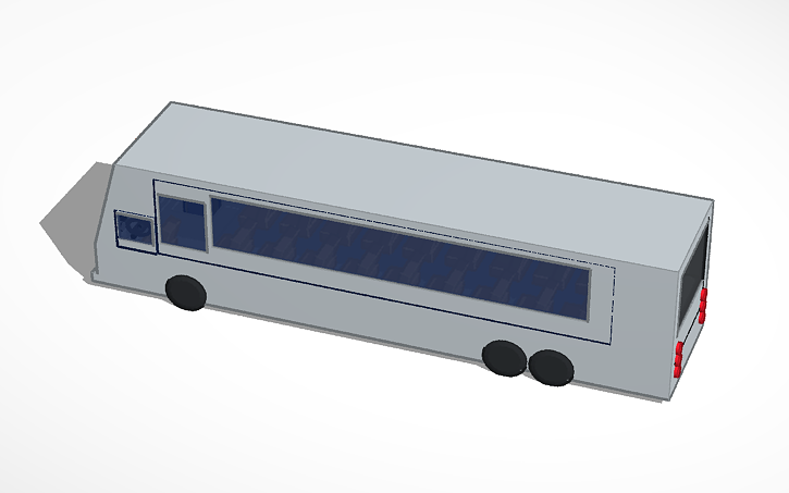 3D design Coach Bus - Tinkercad