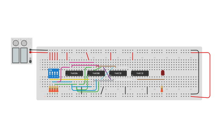 Circuit design practica 1 - Tinkercad