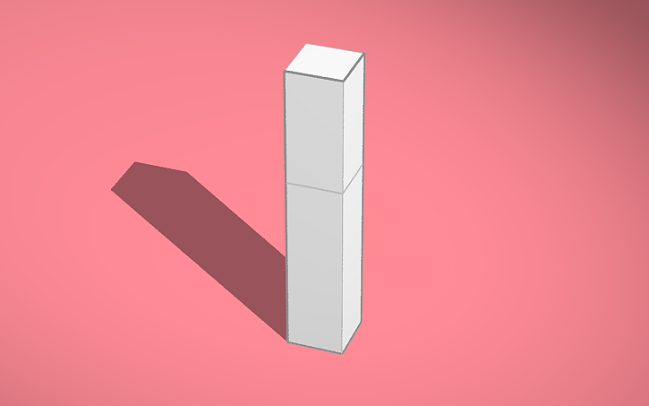 3D design lipstick - Tinkercad