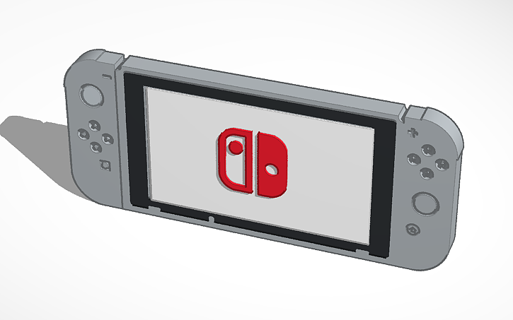 3D design Nintendo Switch Grey Edition - Tinkercad