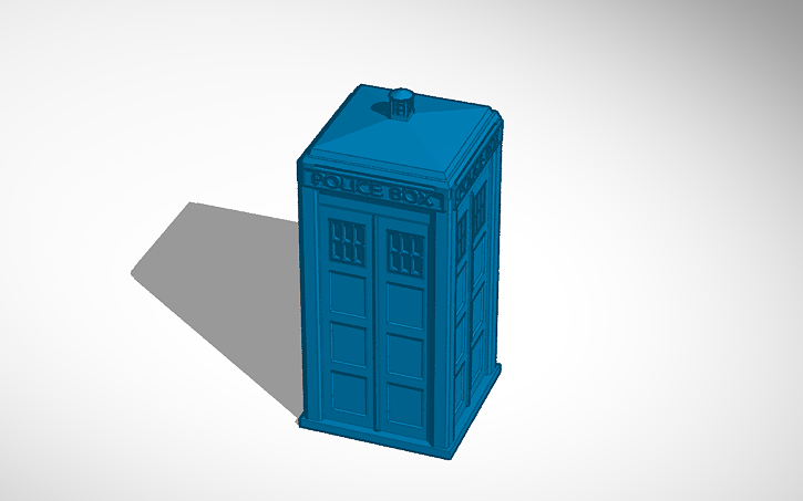 3D design Copy of Tardis from Dr who - Tinkercad