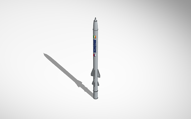 3D design Brahmos - Tinkercad