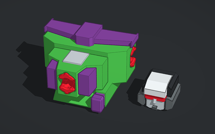 3D design Devastator pt.2 - Tinkercad