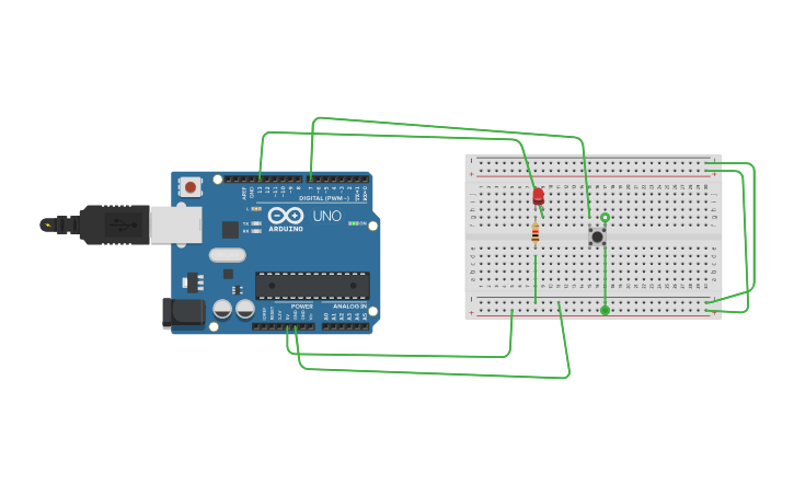 Circuit design arduino uno - Tinkercad