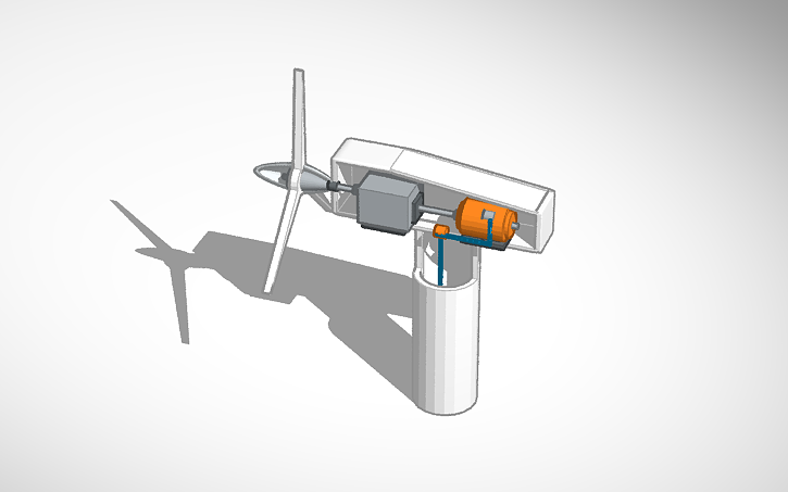 3D design Generador elèctric - Tinkercad