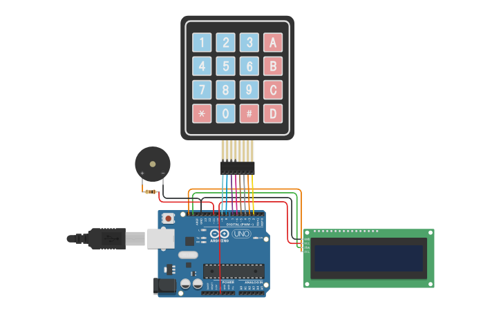 Circuit Design Guessing Game Using Arduino Uno Tinkercad