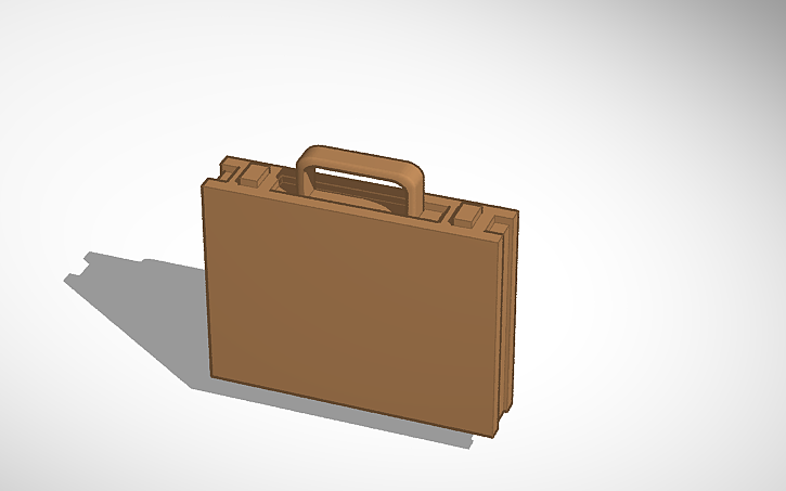 3D design The Briefcase - Tinkercad