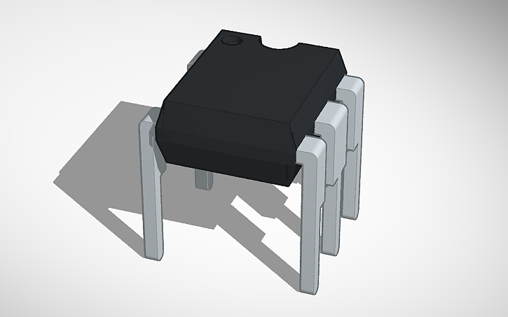 3D design Logic Gate Component - Tinkercad