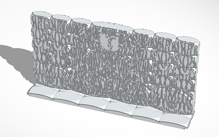 3D design RoSD Murs textures 3 - Tinkercad