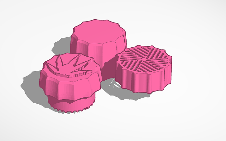 3D design weed grinder - Tinkercad