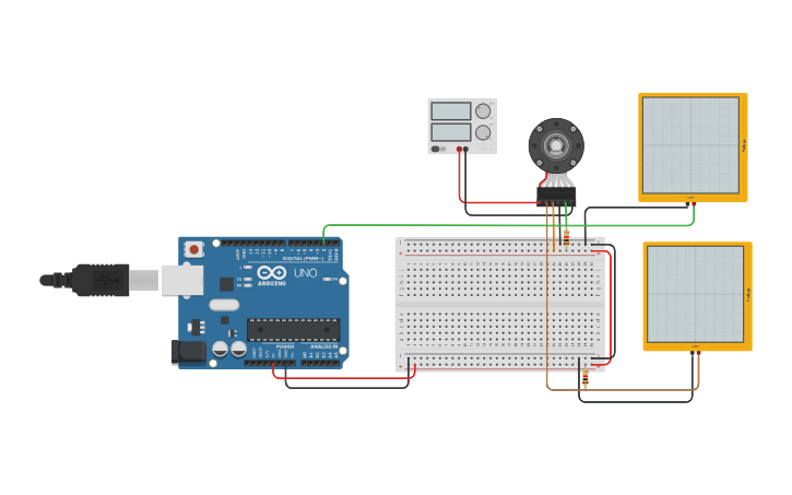 Circuit design encoder - Tinkercad