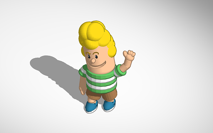 3D design Harold Hutchins (posed) - Tinkercad