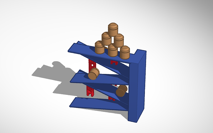 3D design donkey-kong - Tinkercad