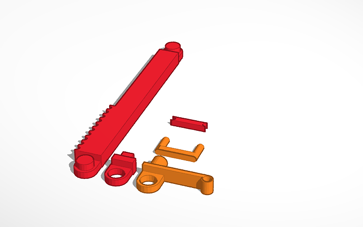 3D design Gundam Base Arm - Tinkercad