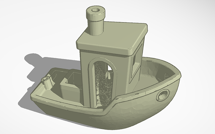 3D design Benchy Boat Test Print - Tinkercad