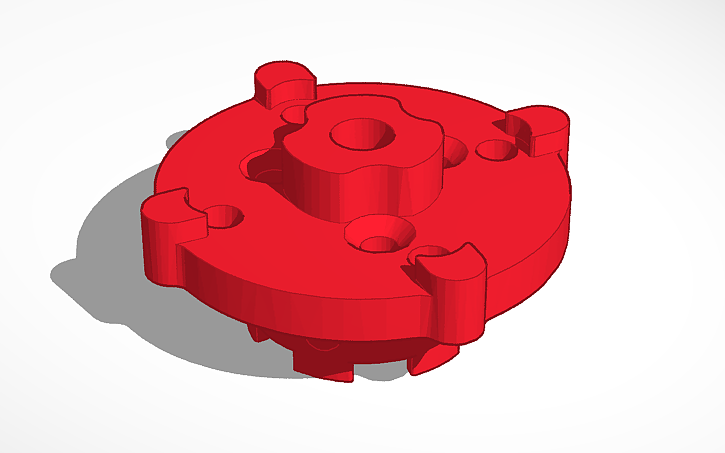3D design Fingertech Blade Mount - Tinkercad