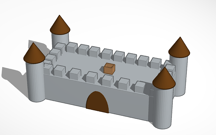 3D design Castle - Tinkercad