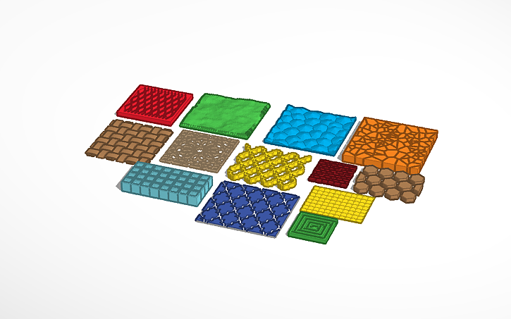 3D design Design Challenge #18: Textures & Patterns - Tinkercad