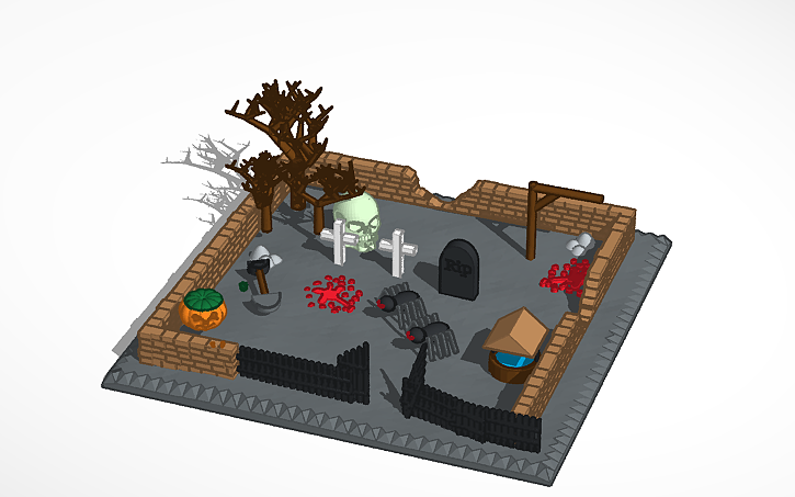 3D design Hallowen - Tinkercad