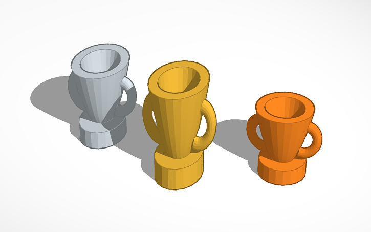 3D design Trophy - Tinkercad
