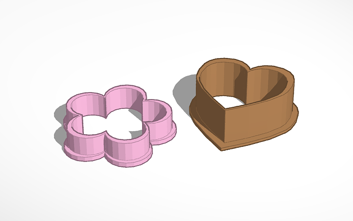 3D design cookie cutter - Tinkercad