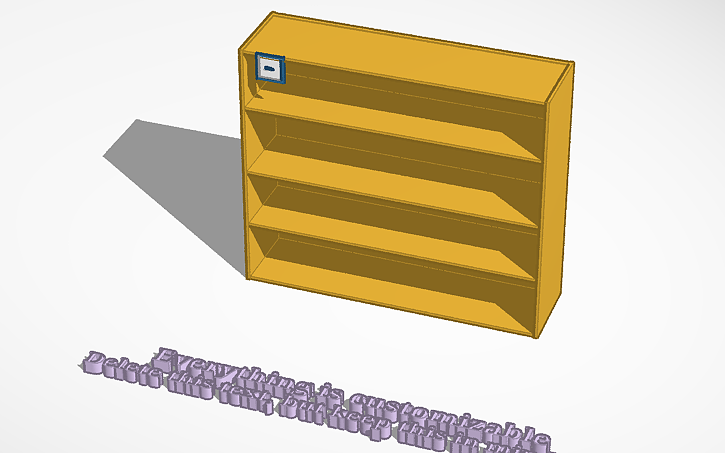 3D design For prize collections - Tinkercad