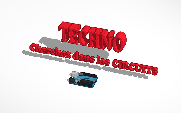3D design message - Tinkercad