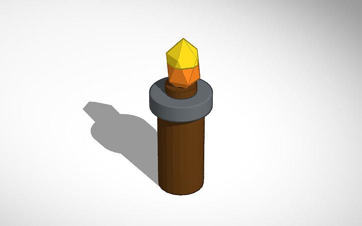 3D design Torch - Tinkercad