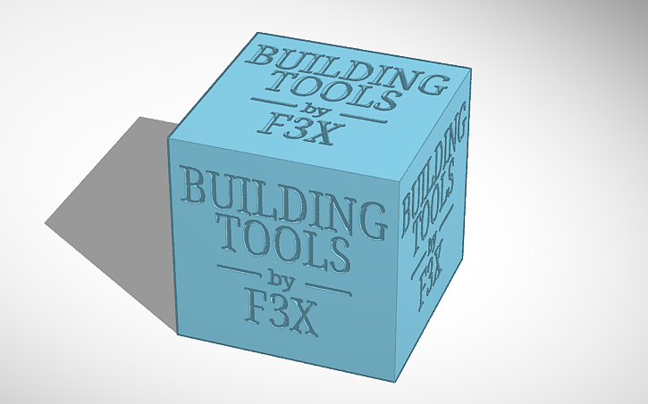 3D design Building tools by f3x - Tinkercad