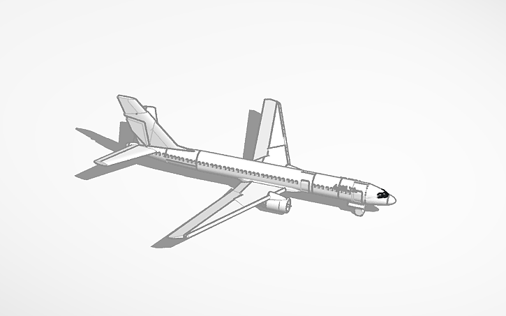 3D design Delta 777 - Tinkercad