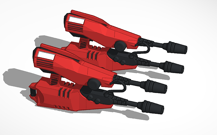3D design Splatoon Dual Squelcher - Tinkercad