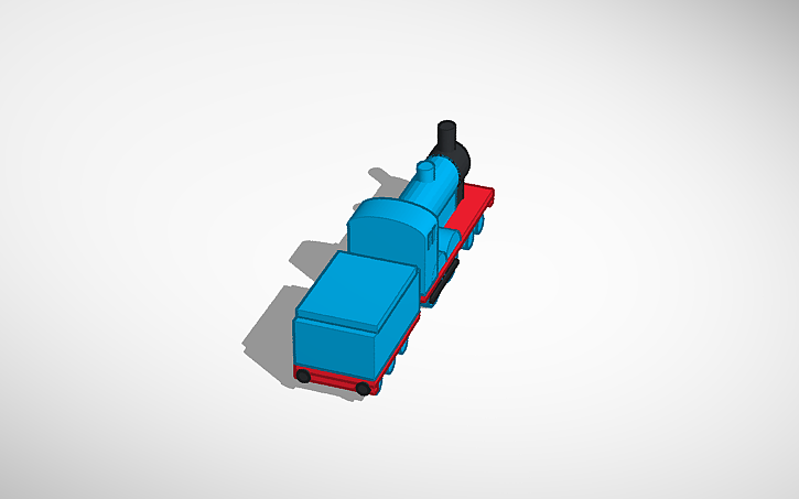 3D design Edward The Old Reliable Blue Engine - Tinkercad