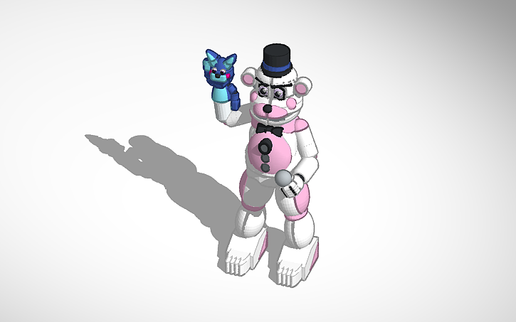 3D design funtime freddy - Tinkercad
