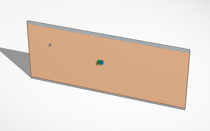 3D design Copy of communnity small sketch only bulletin board - Tinkercad