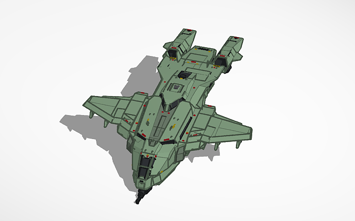 3D design Pelican (Halo Reach) - Tinkercad