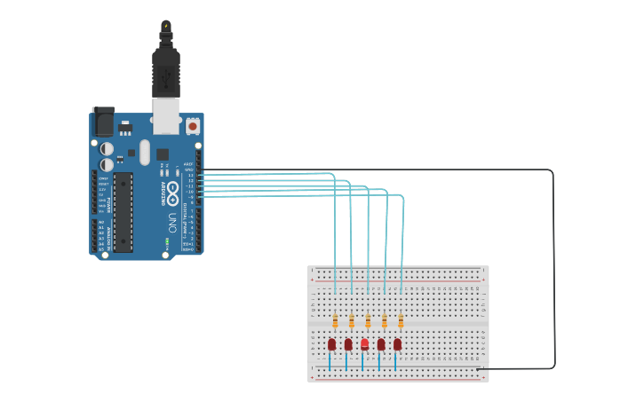 Circuit design DESAFIO 3 - Tinkercad