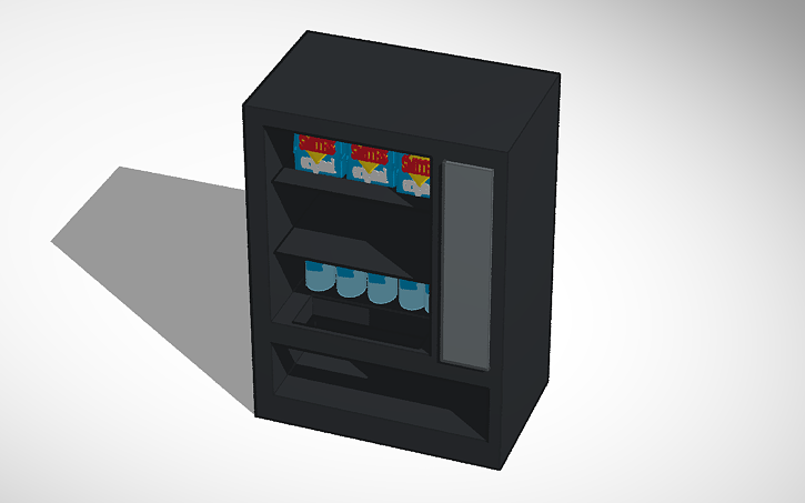 3D design Vending Machine (Bad) - Tinkercad