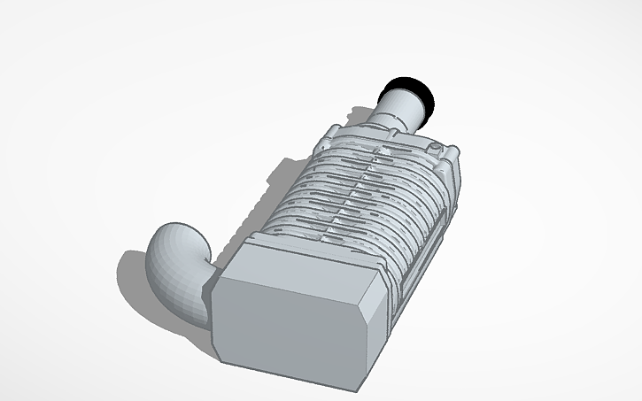 3D design 8.3L Whipple Supercharger - Tinkercad
