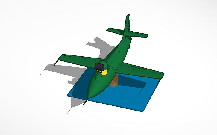 3D design Roblox Noob Fighter Jet - Tinkercad
