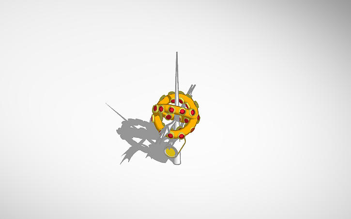 3D design Seraphic rod - Tinkercad