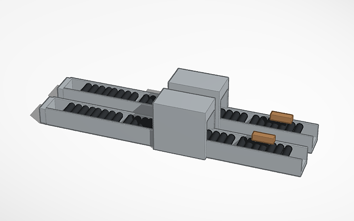 3D design conveyor belt - Tinkercad