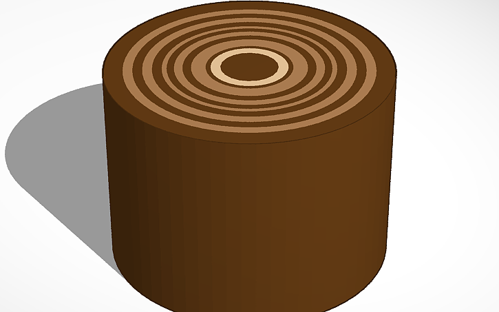 3D design Tree stump - Tinkercad